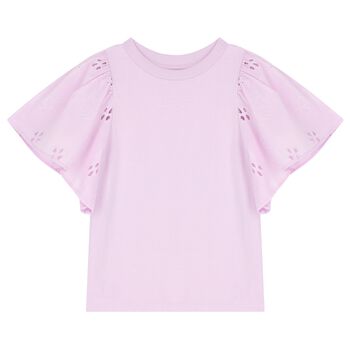 MOLO Girls Lilac Ruffle Brigitte Skirt | Junior Couture