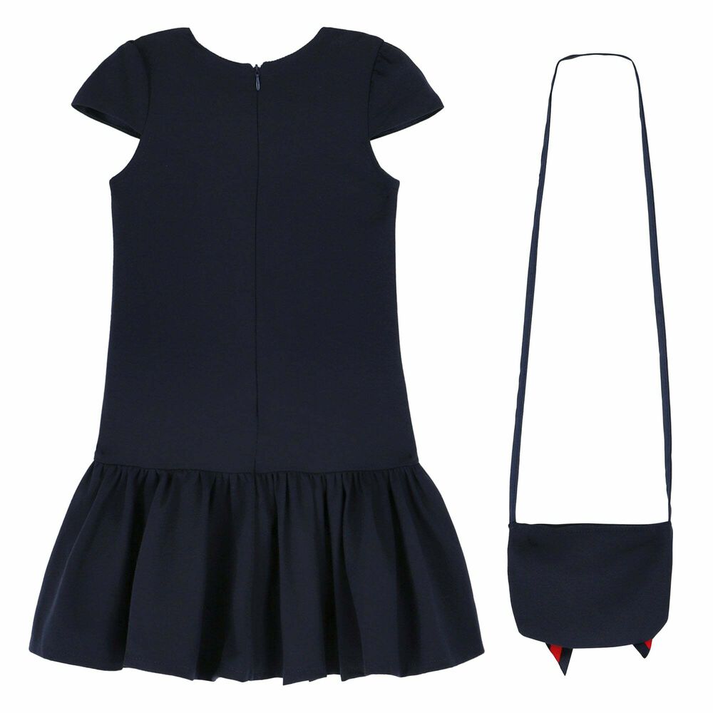 Beau Kid Girls Navy Blue Dress | Junior Couture
