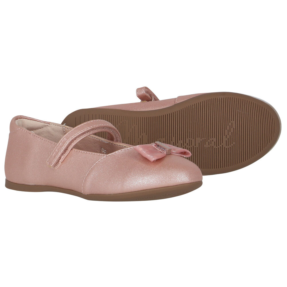 Mayoral Girls Pink Bow Shoes | Junior Couture KSA