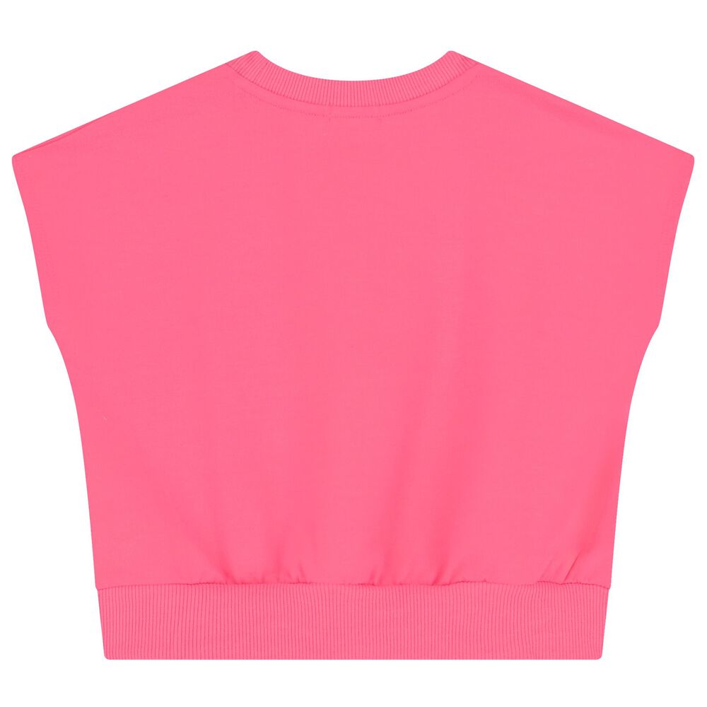 BILLIEBLUSH Girls Pink Sequin Top | Junior Couture