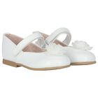 Mayoral Younger Girls White Patent Leather Shoes | Junior Couture Australia