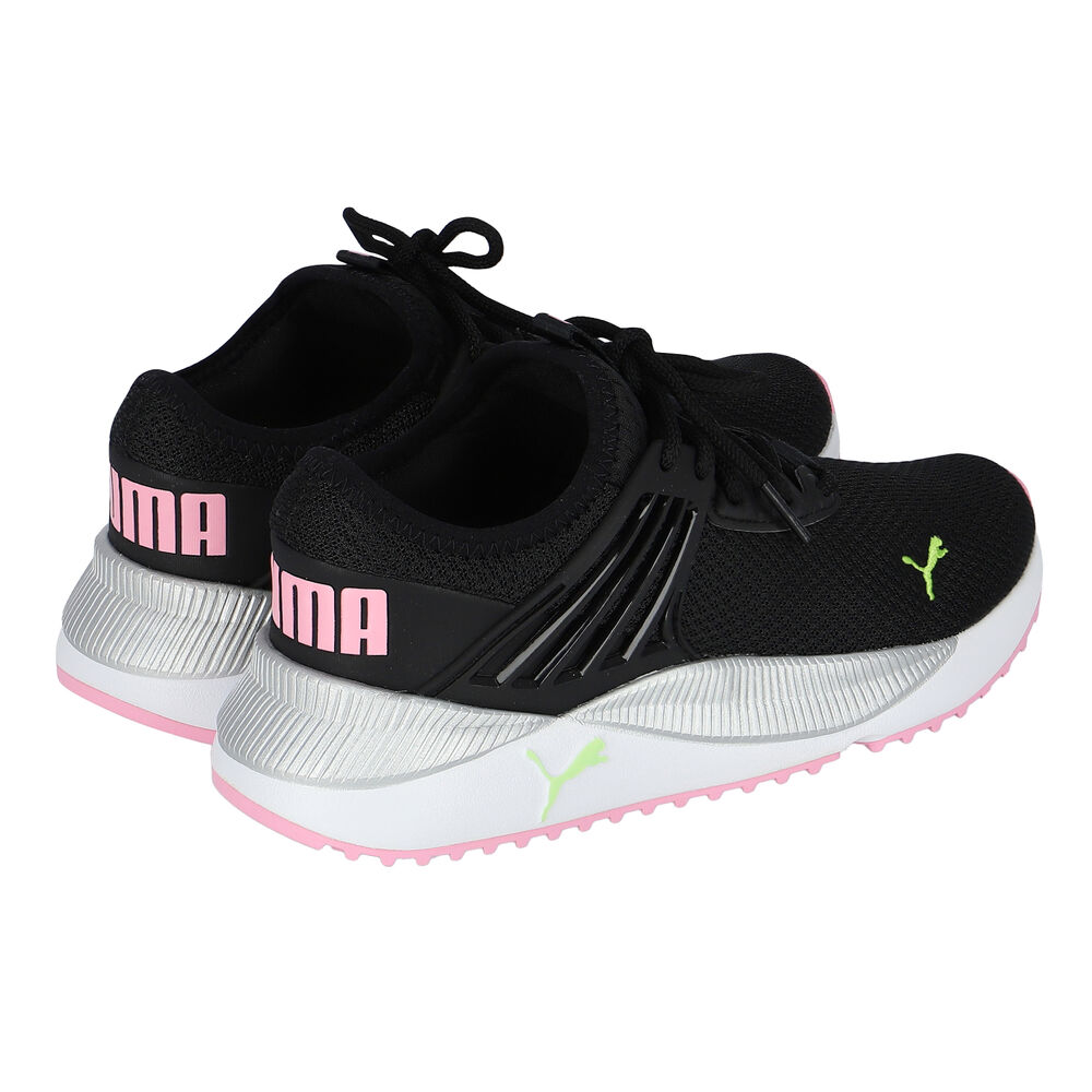 Puma Girls Black & Pink Pacer Future Trainers | Junior Couture USA