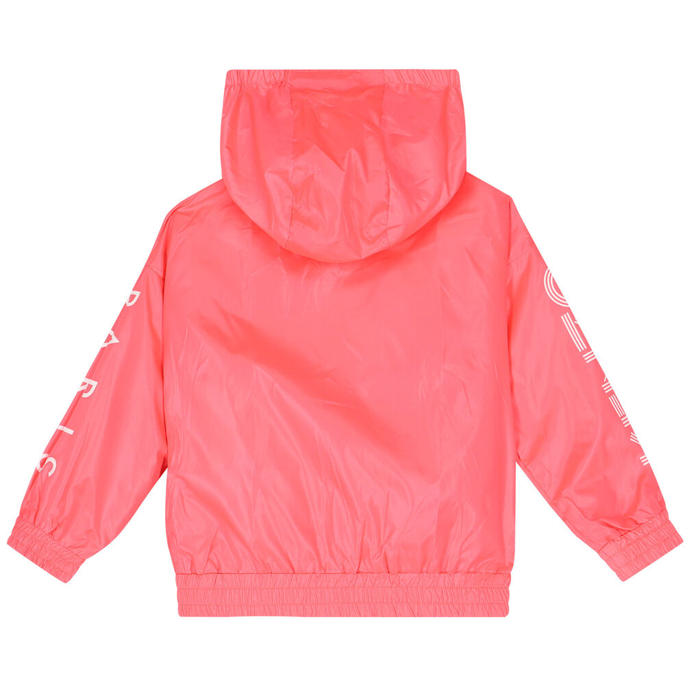 KENZO KIDS Girls Neon Pink Reversible Jacket | Junior Couture