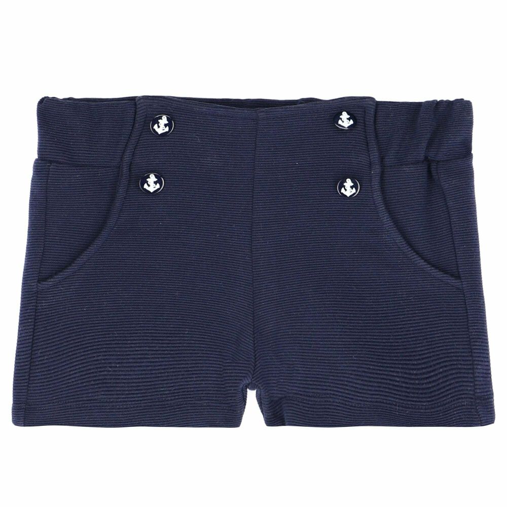 EMC Girls Navy Blue Shorts | Junior Couture USA
