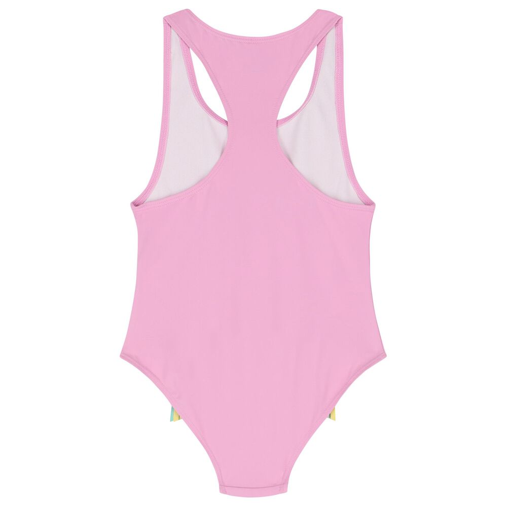 Stella McCartney Girls Pink Star Swimsuit | Junior Couture USA