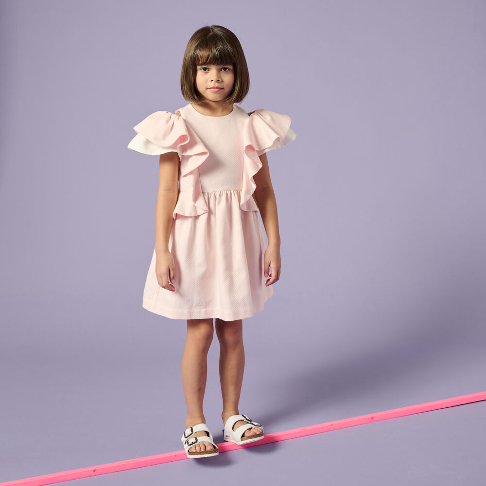 Jessie & James Girls Pink Dress | Junior Couture USA