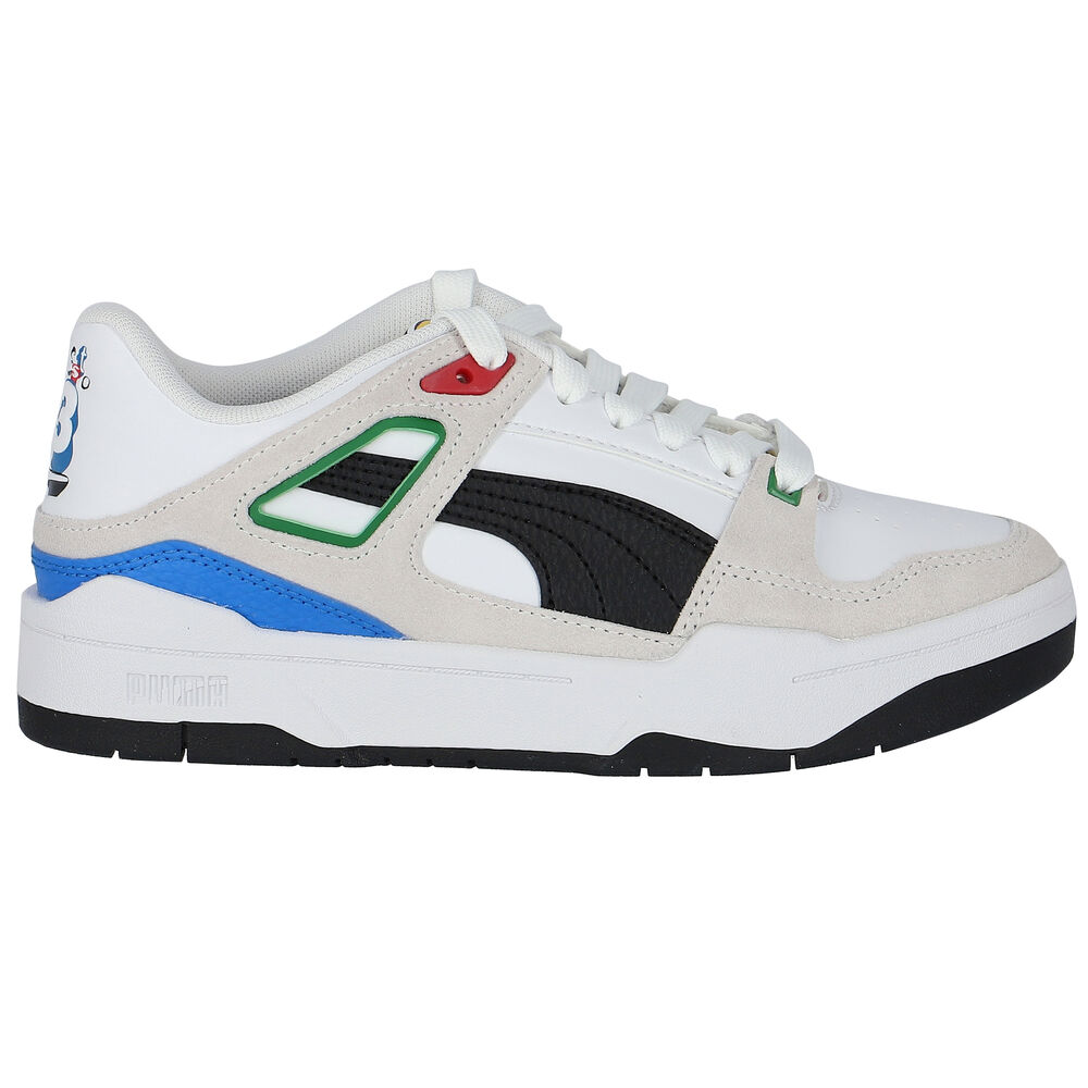 Puma Boys White Slipstream Trash Talk Jr Trainers | Junior Couture