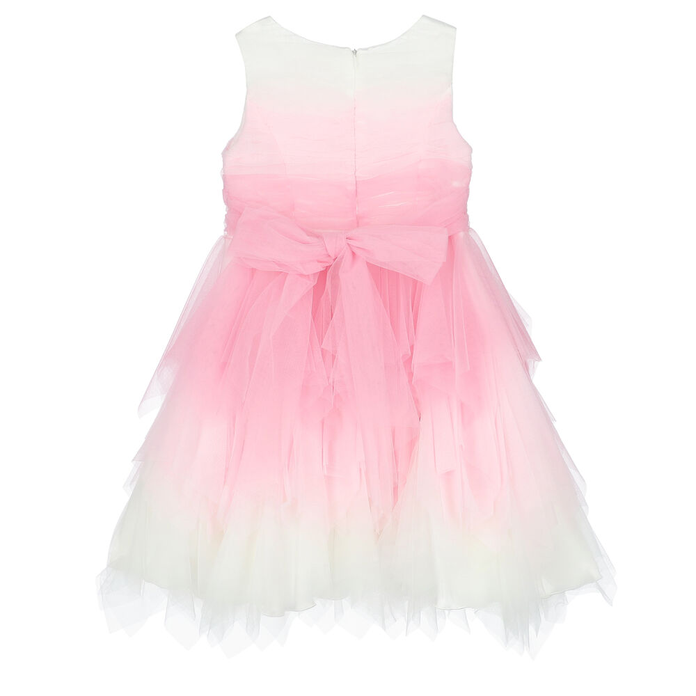Bimbalo Girls Pink Tulle Dress | Junior Couture