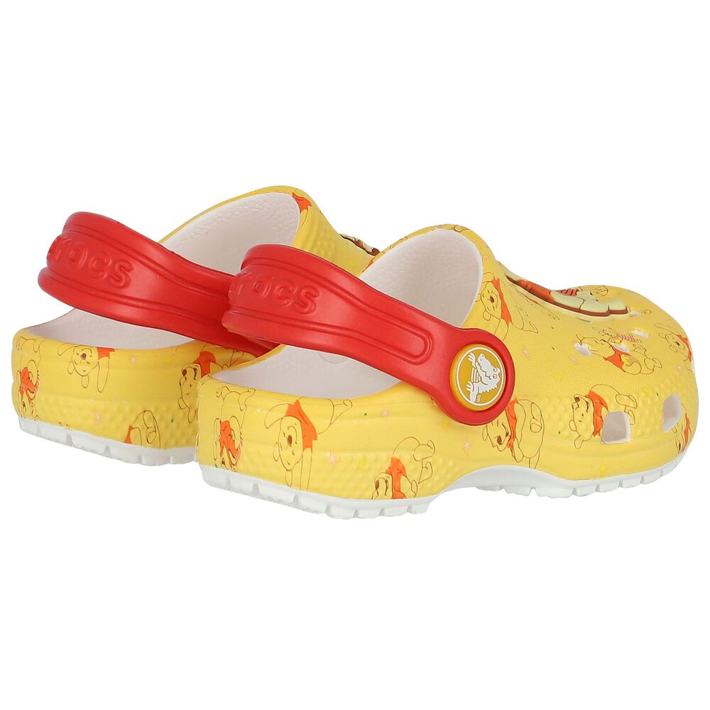 Crocs Yellow Winnie The Pooh Classic Clog Sandals | Junior Couture