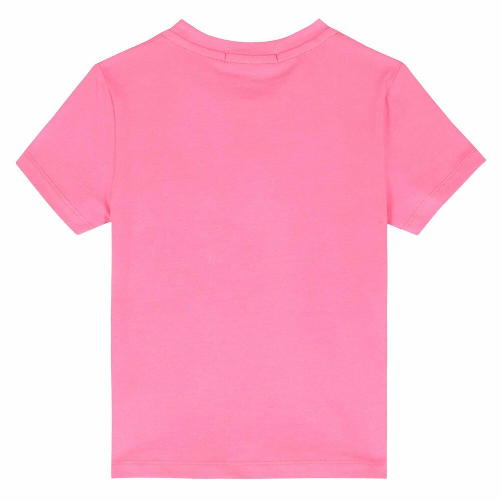 Miss Blumarine Girls Pink Logo T-Shirt | Junior Couture