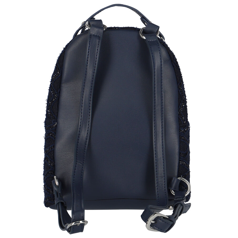 Abel & Lula Girls Navy Logo Backpack | Junior Couture USA