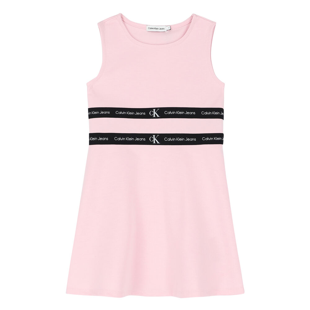 Calvin Klein Girls Pink Logo Dress | Junior Couture