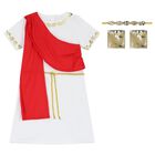 Dress Up by Design GIrls White & Red Toga Costume | Junior Couture USA
