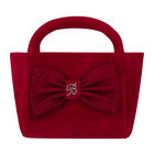 Balloon Chic Girls Red Velvet Handbag | Junior Couture