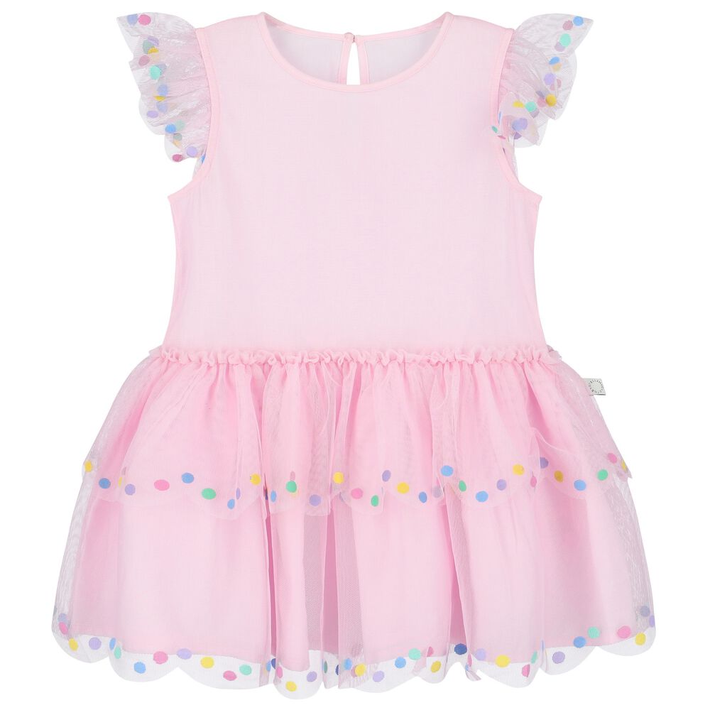 Stella McCartney Younger Girls Pink Tulle Dress | Junior Couture