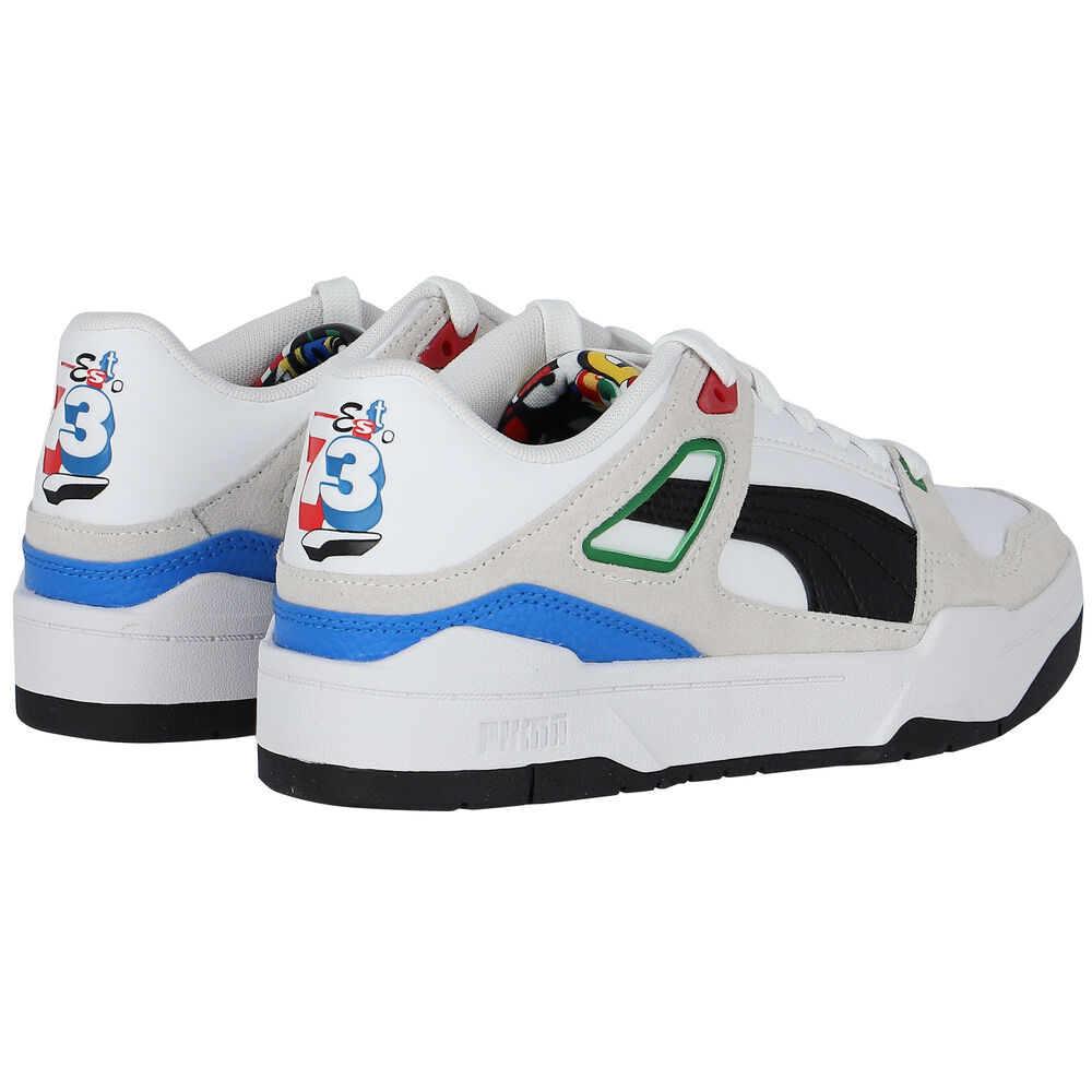 Puma Boys White Slipstream Trash Talk Jr Trainers | Junior Couture
