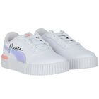 Puma Girls White Carina Trainers | Junior Couture