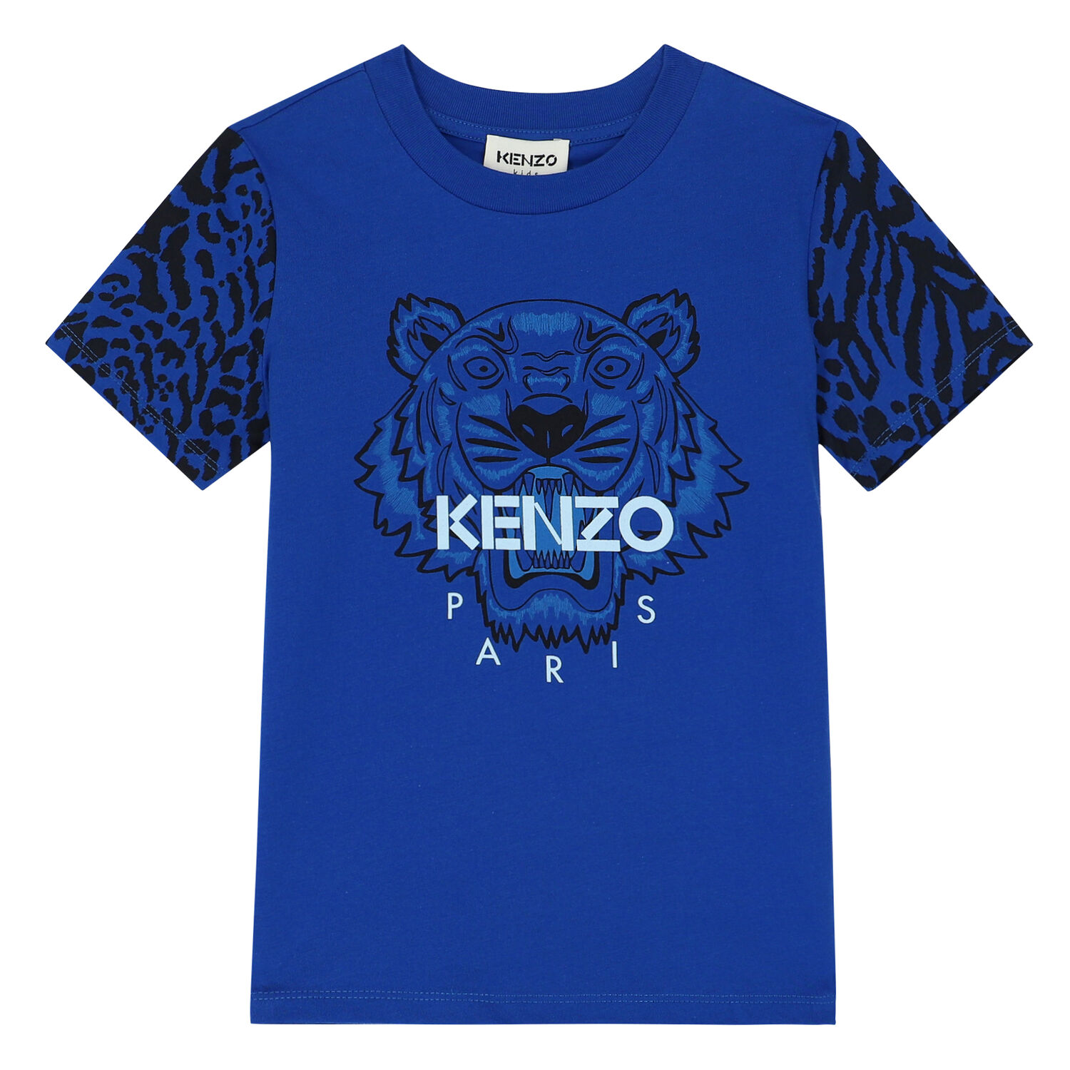 kenzo blue tiger t shirt
