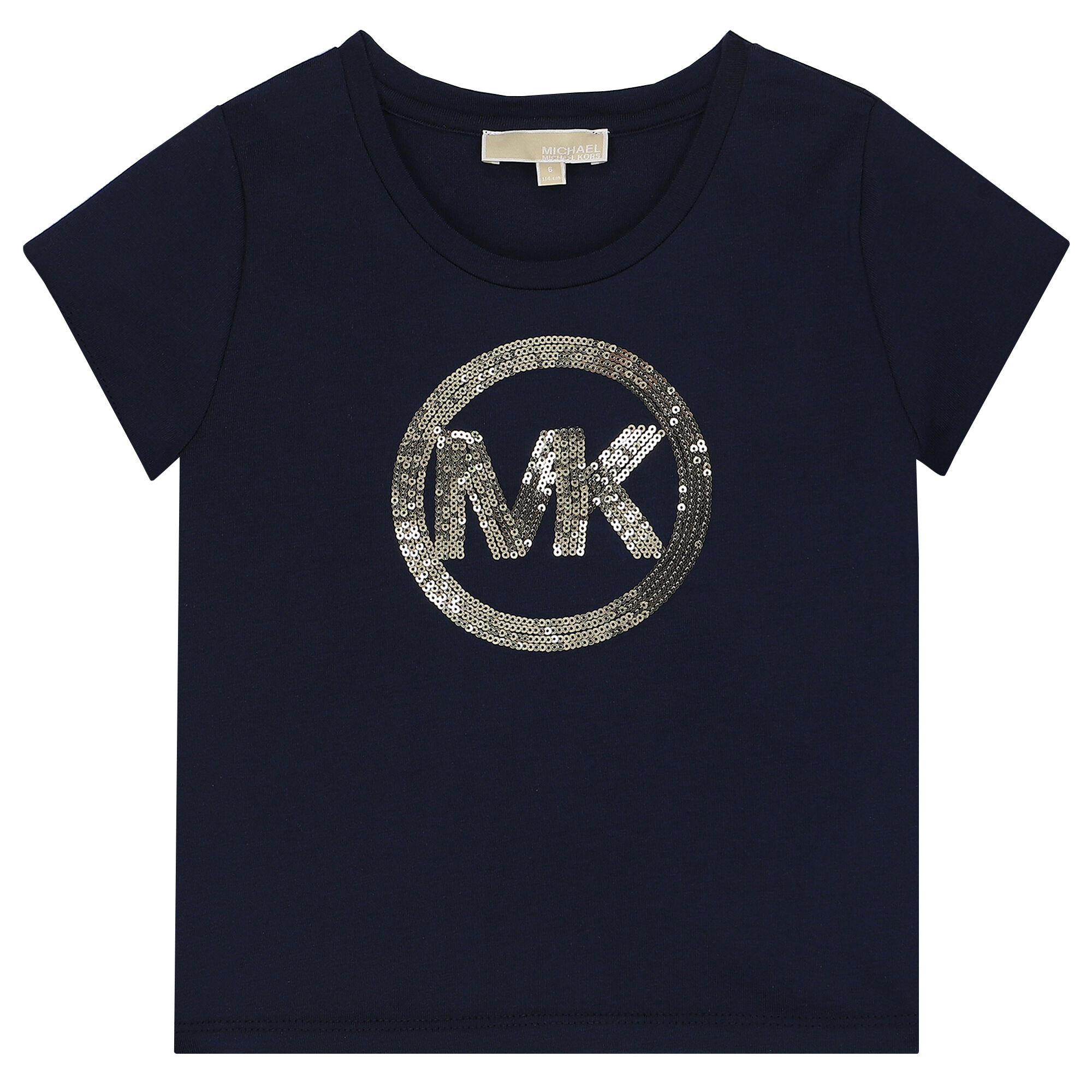 Michael kors t shirt womens navy store