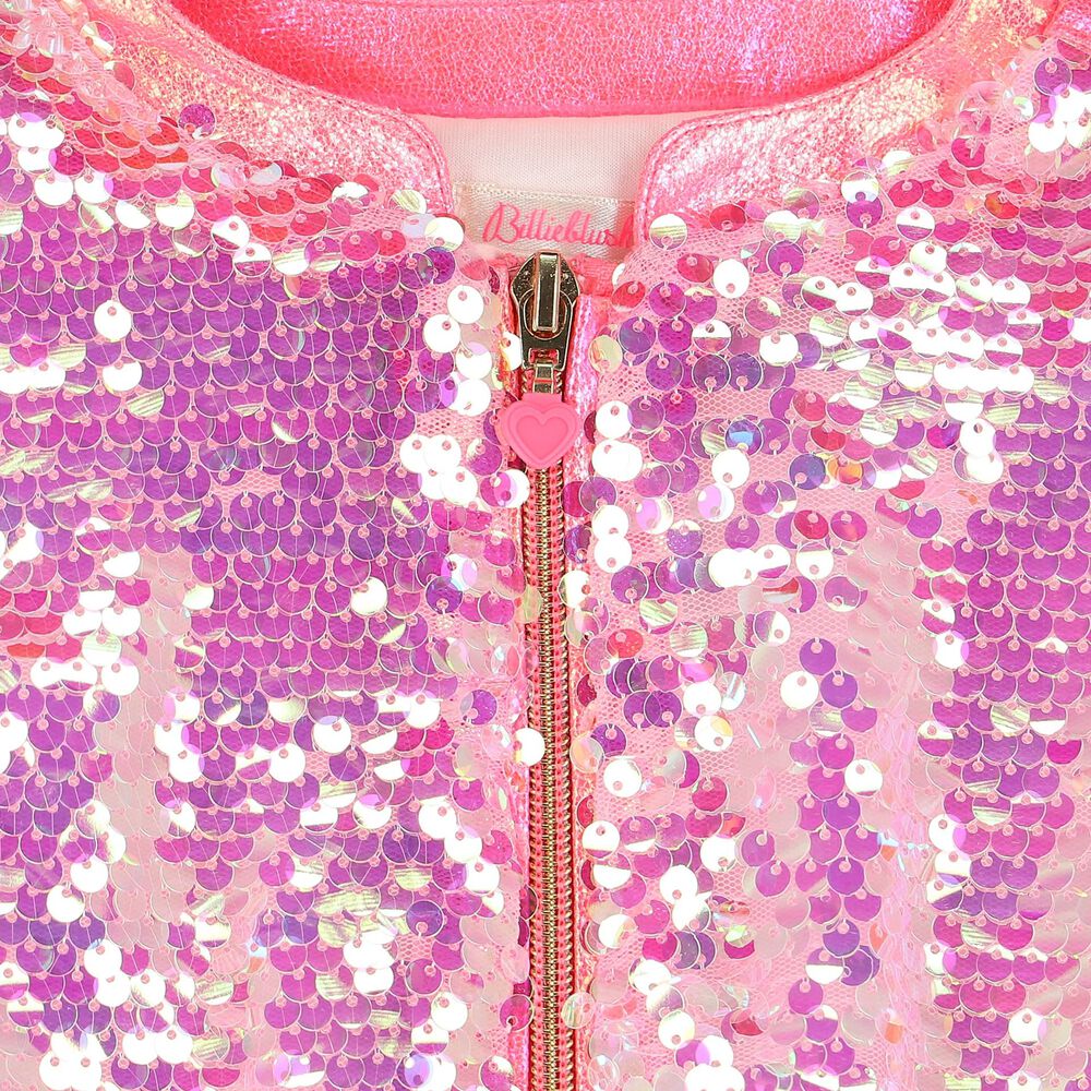 BILLIEBLUSH Girls Pink Sequin Jacket | Junior Couture Australia