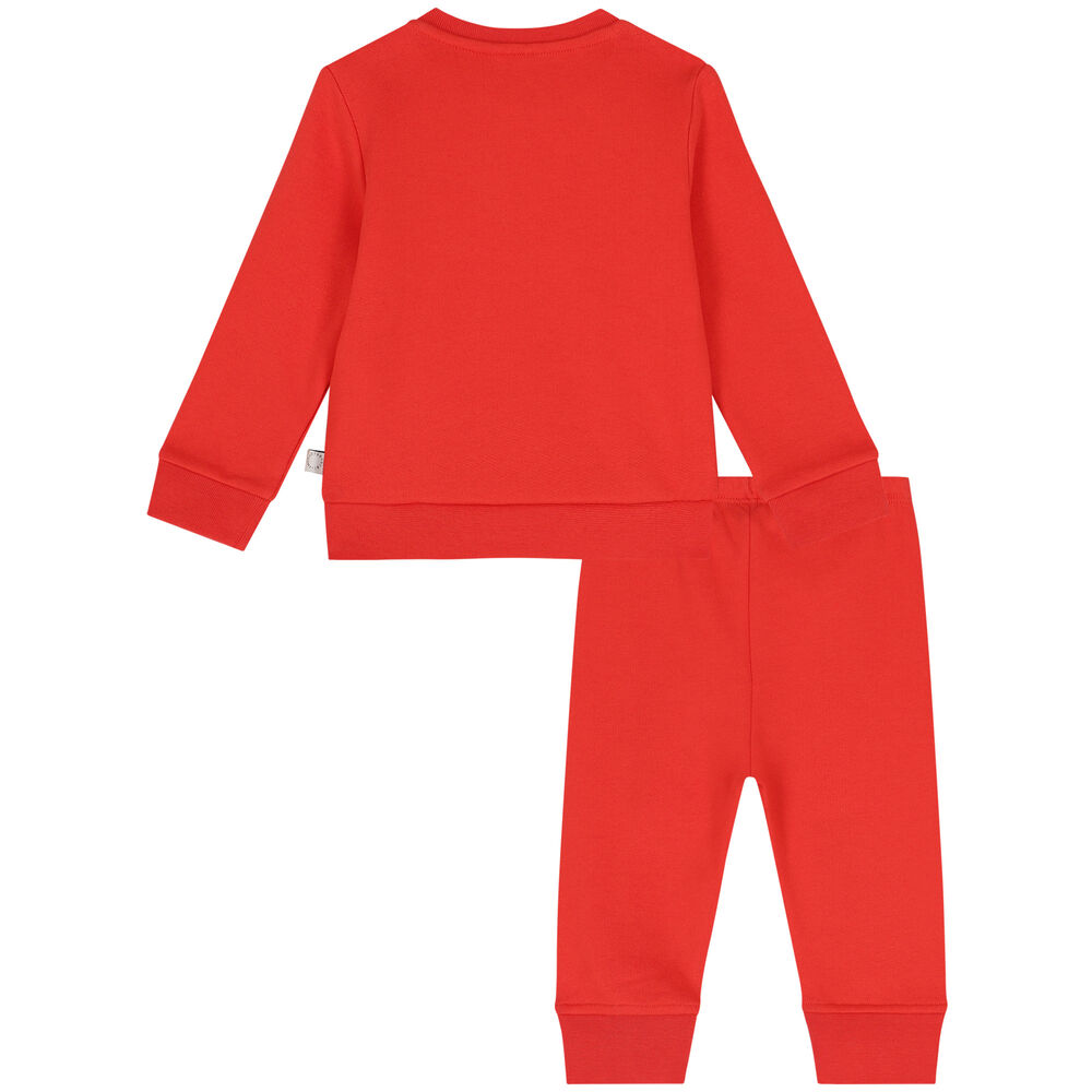 Stella McCartney Younger Girls Red Hearts Tracksuit | Junior Couture
