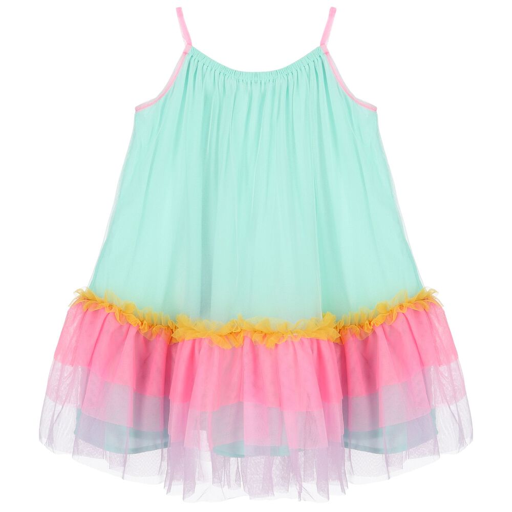BILLIEBLUSH Girls Multi-Colored Tulle Dress | Junior Couture