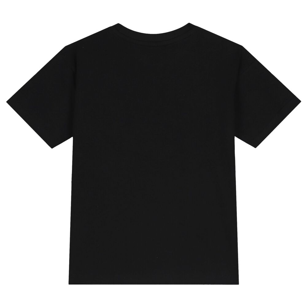 HUGO Boys Black Logo T-Shirt | Junior Couture