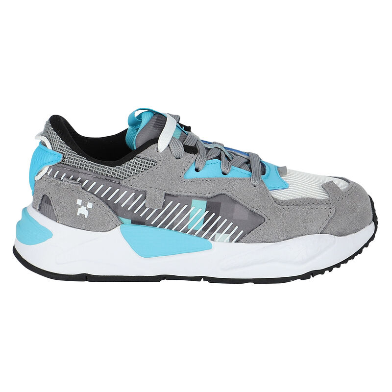Puma Boys Grey & Blue RS-Z Trainers | Junior Couture