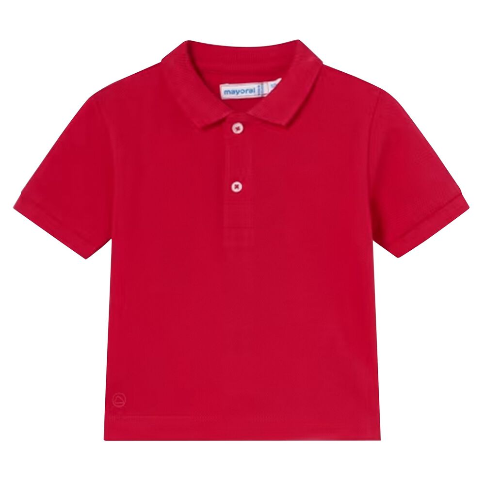 Mayoral Younger Boys Red Polo Shirt | Junior Couture Australia