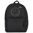 Adidas Kids Black Smiley Logo Backpack | Junior Couture