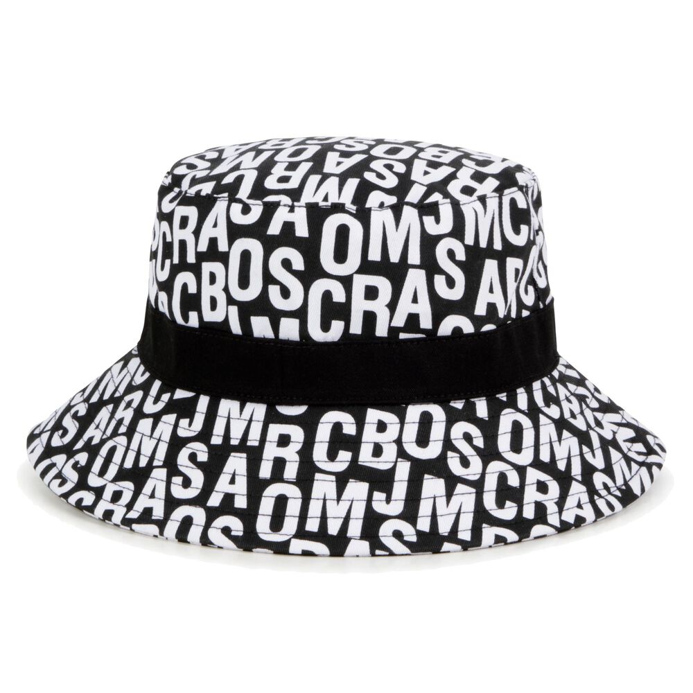 MARC JACOBS Black & White Logo Hat | Junior Couture
